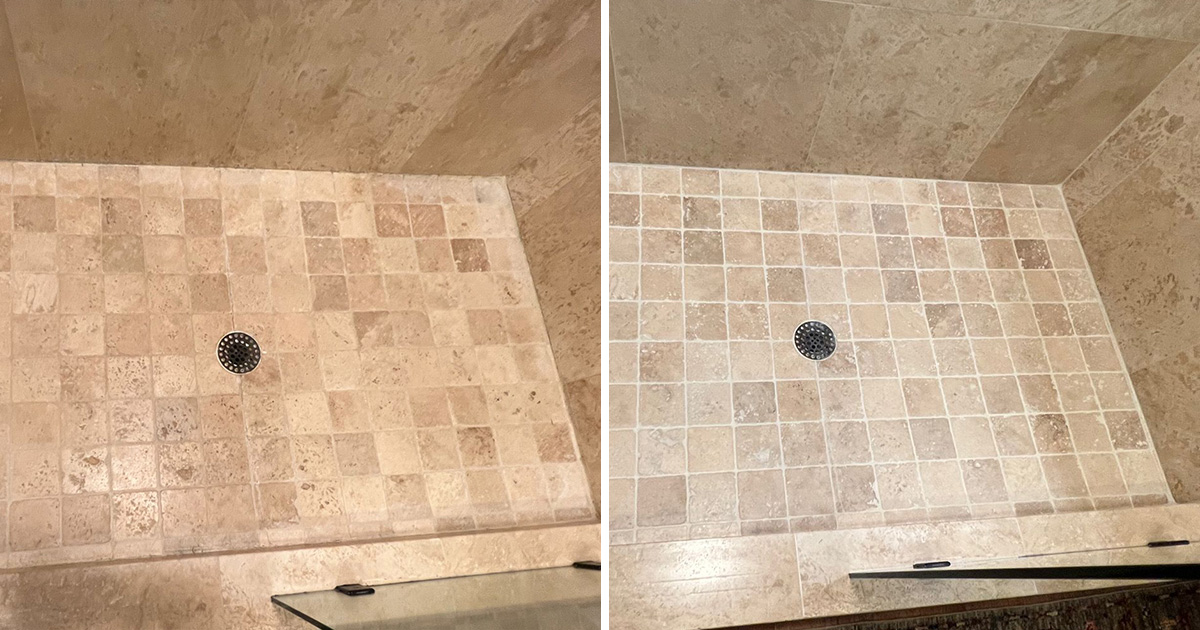 Our Tile Cleaning Process Delivered a Flawless Shower Restoration ...